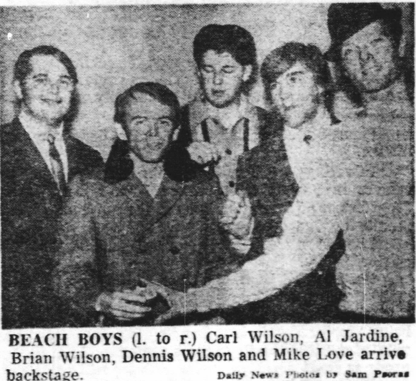 1965 - Beach Boys Gigs